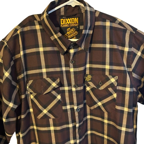 DIXXON | Shirts | Dixxon Flannel Company Zac Brown Band Plaid Flannel ...